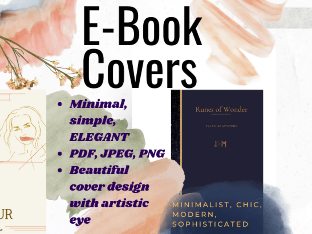 An elegant, minimalist eBook cover design using Canva | Upwork