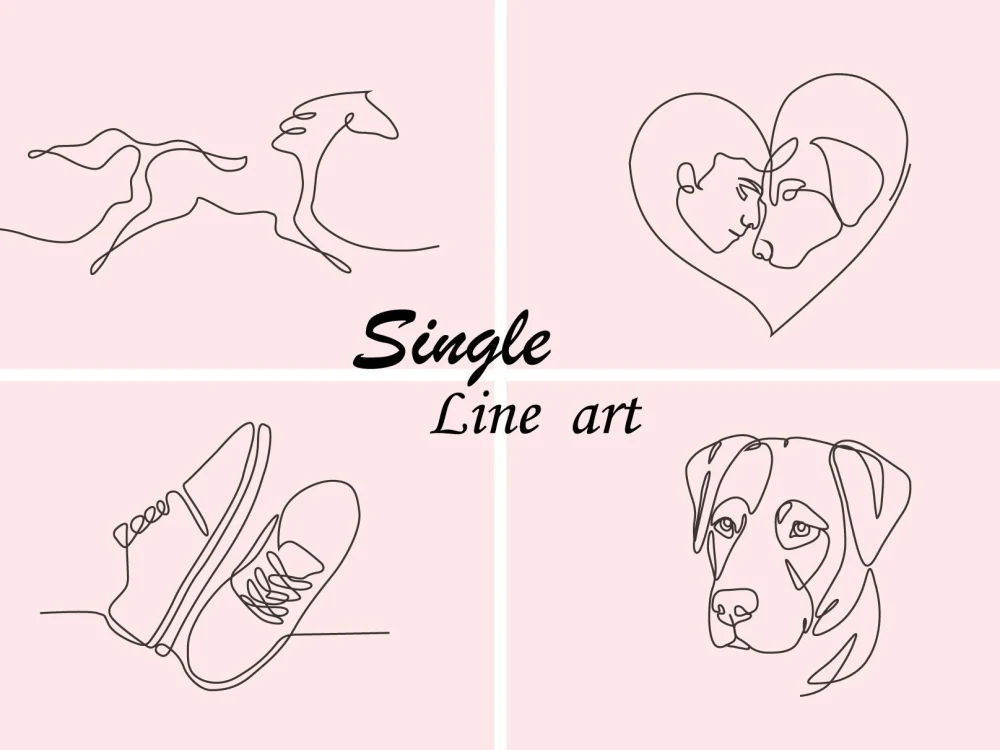 A clean single line art | Upwork