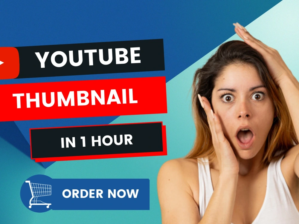 A eye catchy attractive youtube thumbnail | Upwork