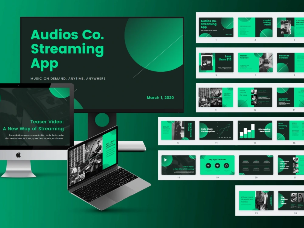 20-slide Professional looking PowerPoint Presentation | Upwork