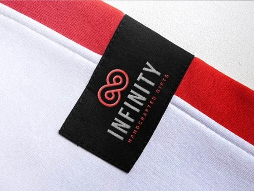 Design of clothing tags, neck label, hangtag, shirt tag for you | Upwork