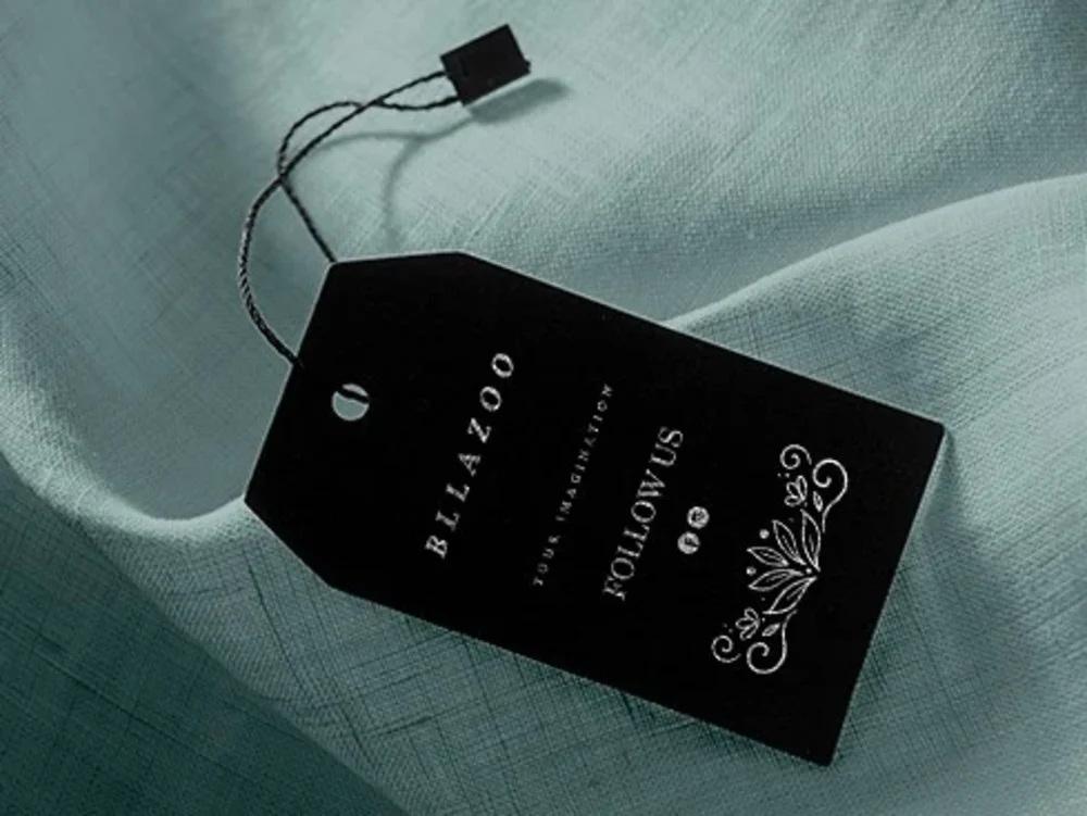 Design of clothing tags, neck label, hangtag, shirt tag for you | Upwork