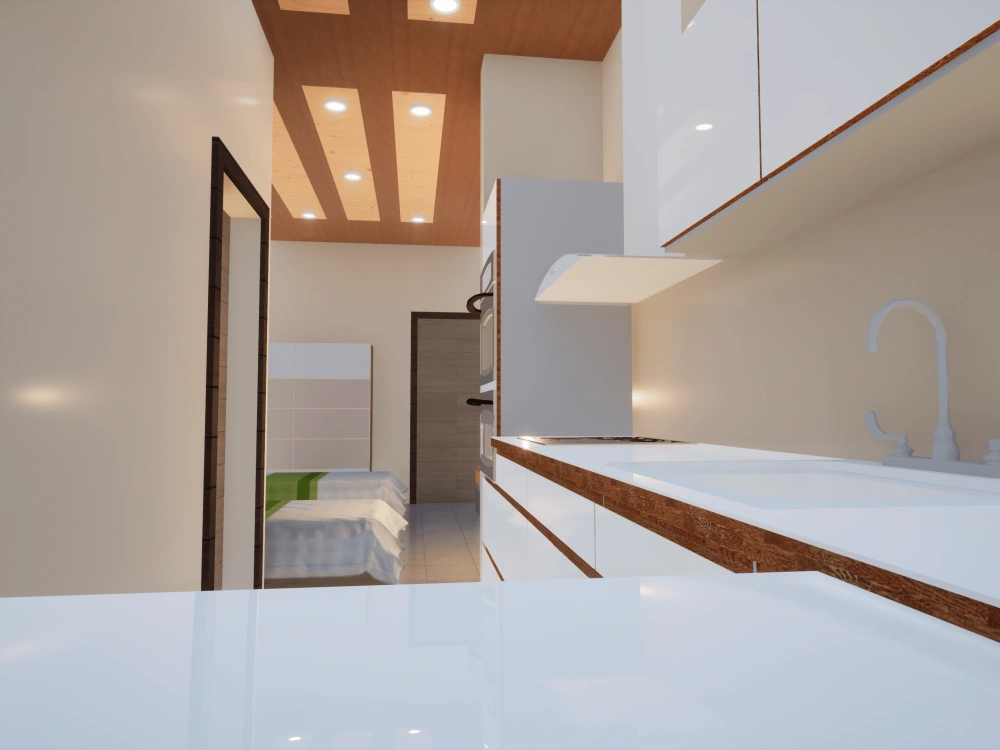 An architecture 3d model, exterior 3d rendering in Revit. | Upwork