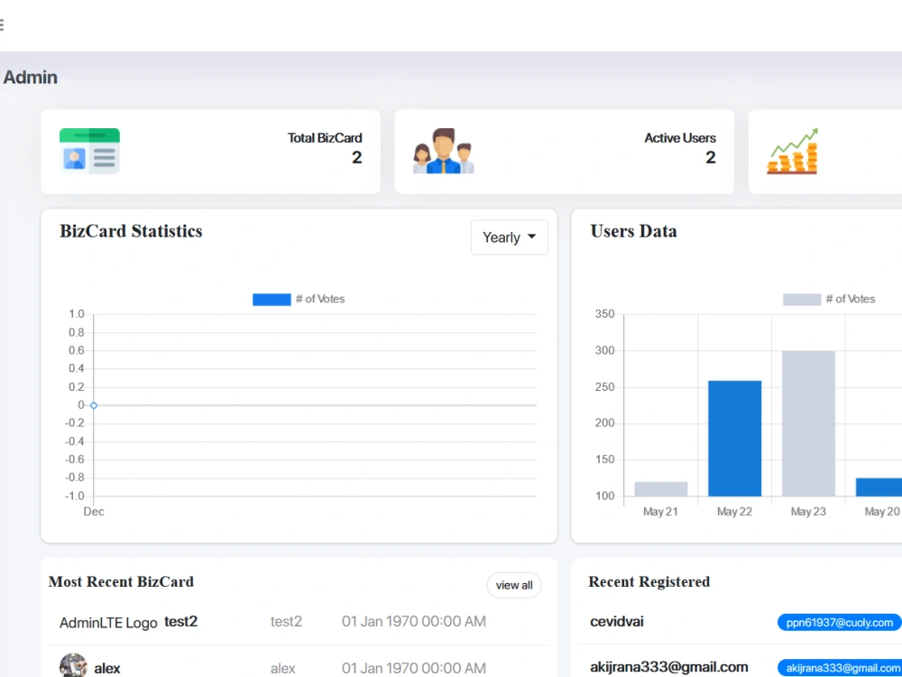 A smart business card management system with QR code generator | Upwork