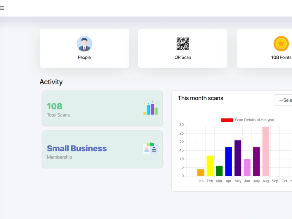 A smart business card management system with QR code generator | Upwork