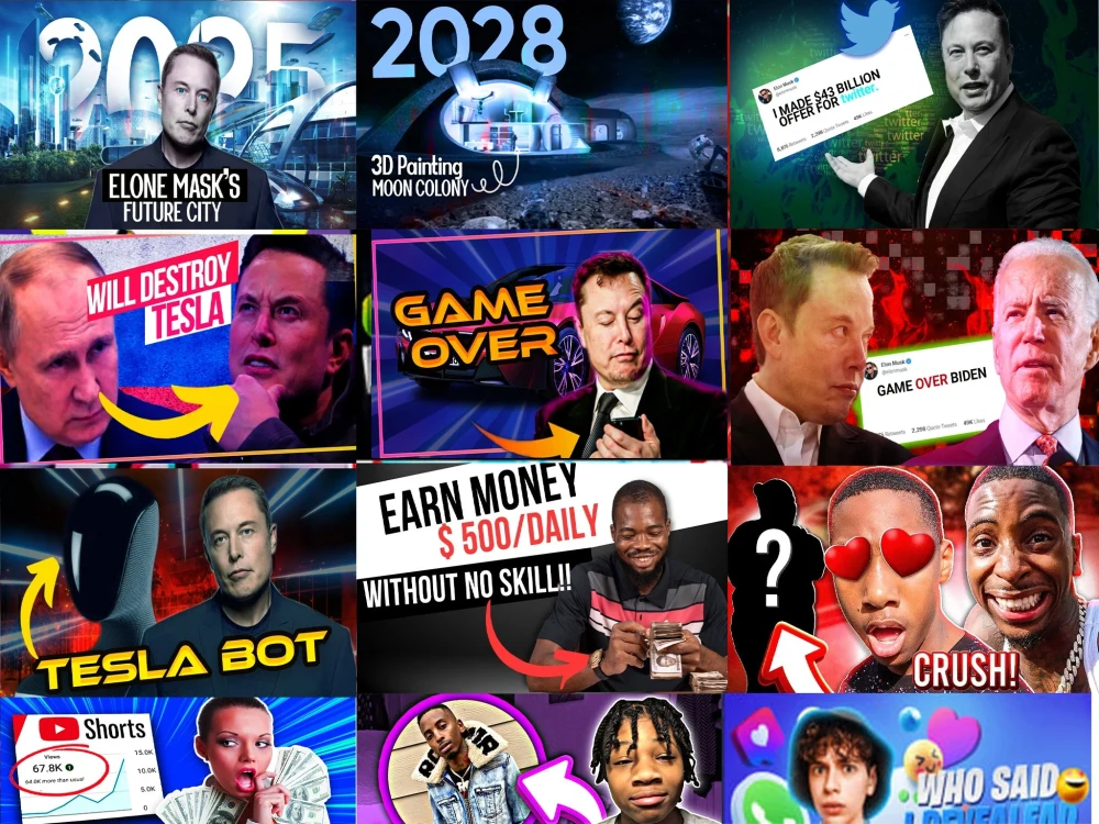 Excellent eye catchy top 10 youtube Thumbnail for your video attract ...