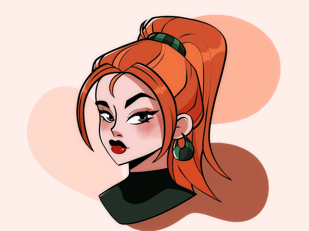 A unique cartoon-style illustration | Upwork