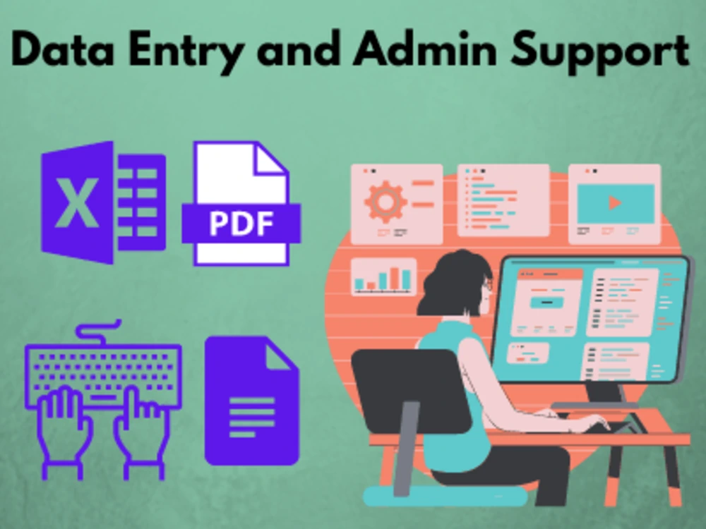 Data entry, Excel data entry, manual typing, copy paste task services ...