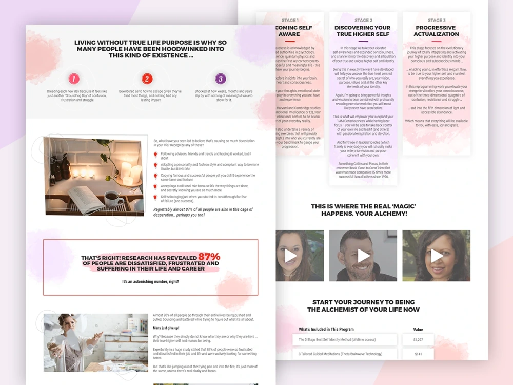 A fabulous Sales Page Design to launch your product/service | Upwork