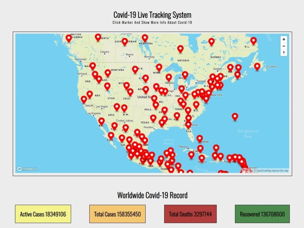 A Live Tracking System with API Integration using mapbox | Upwork