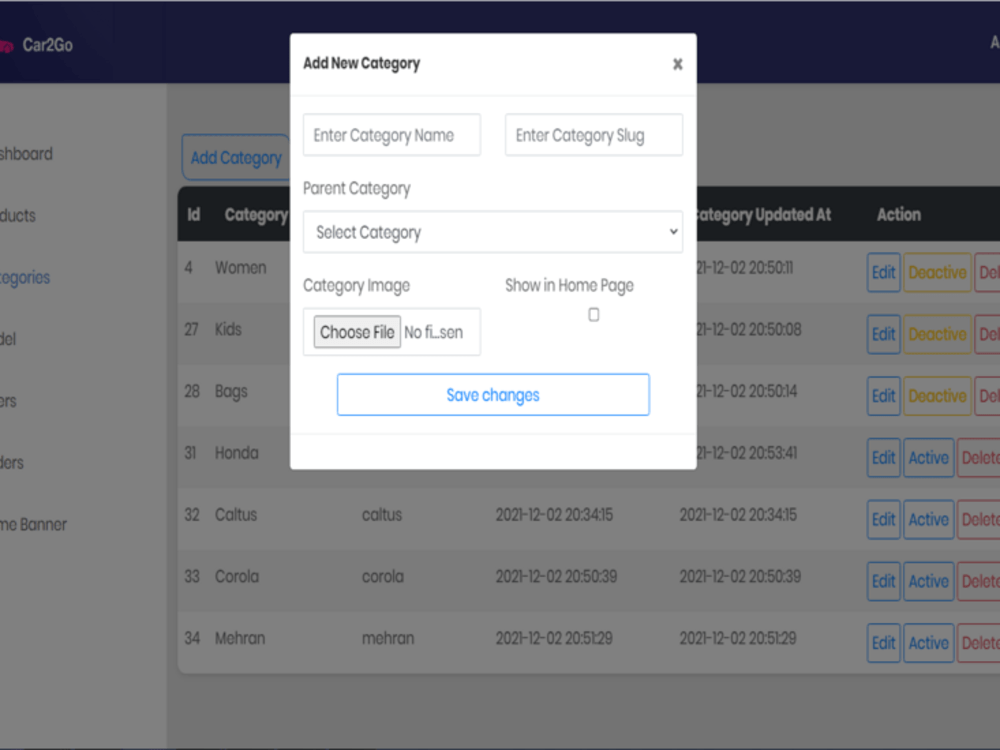 A fully functional custom laravel based eCommerce website with Admin ...