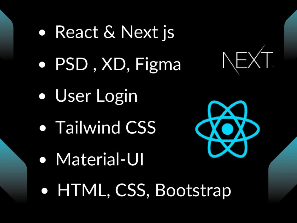 Responsive Frontend By Javascript React Js Next Js Vue Js Tailwind