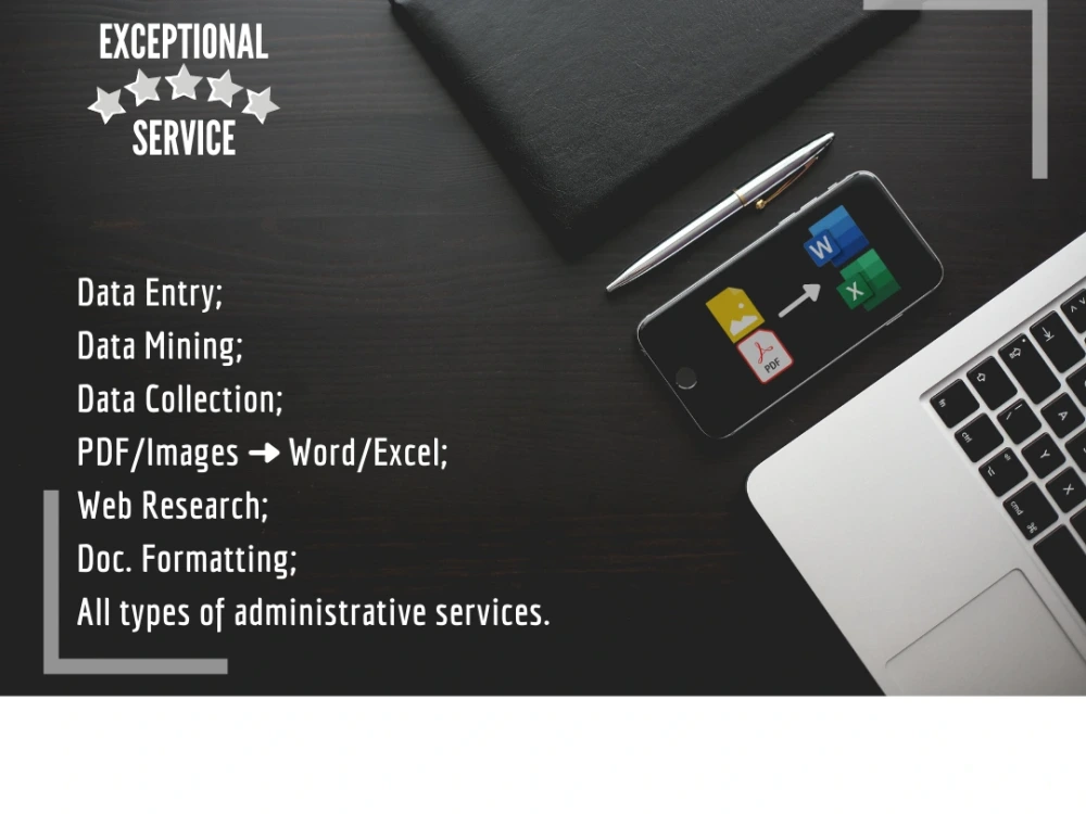 An accurate, quick, and efficient Data Entry service | Upwork