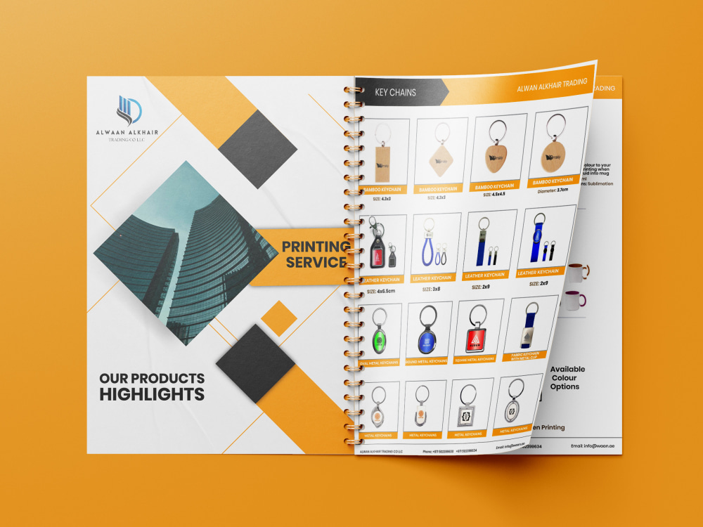 Creative business catalog, booklet design, product book for your ...