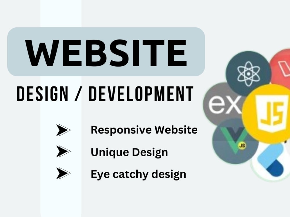 Build or rebuild website development as full stack develop, design ...