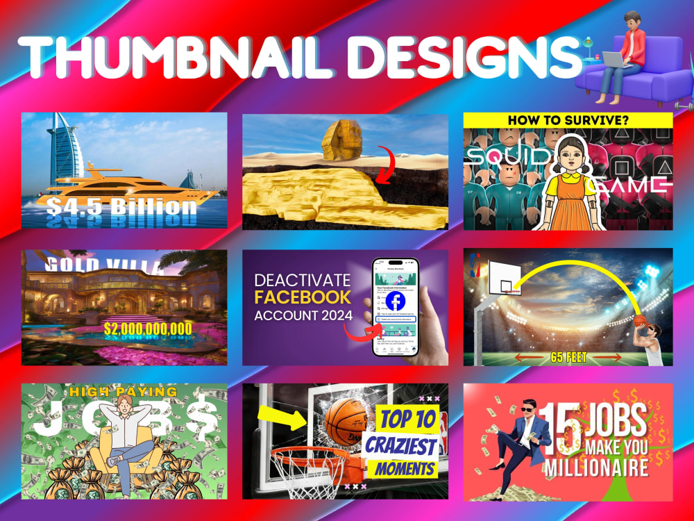A Thumbnail Designing for social media | Upwork