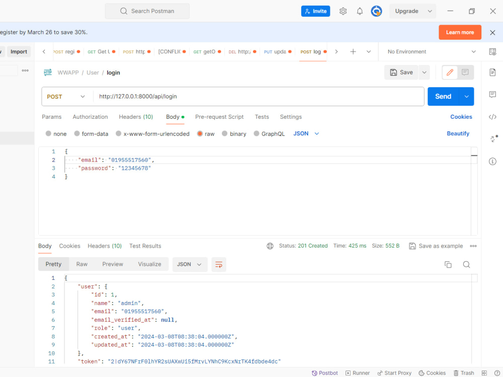 Laravel Restful Api Development With Jwt Auth File Upload And Crud