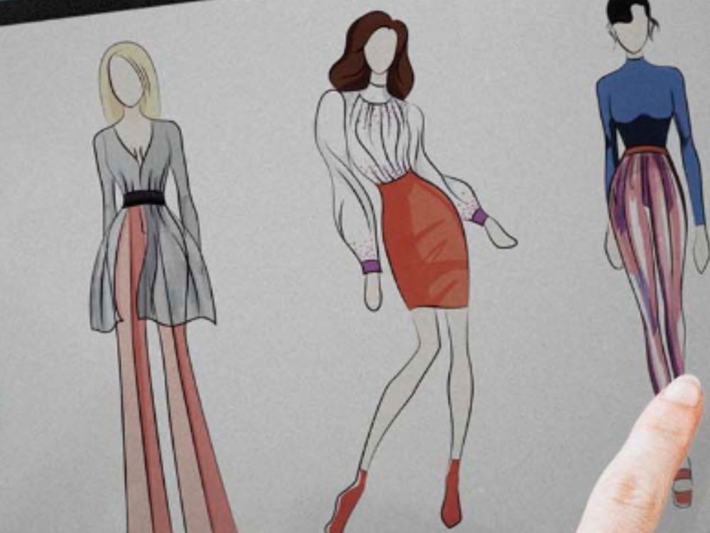 A well figure fashion illustration for your design | Upwork