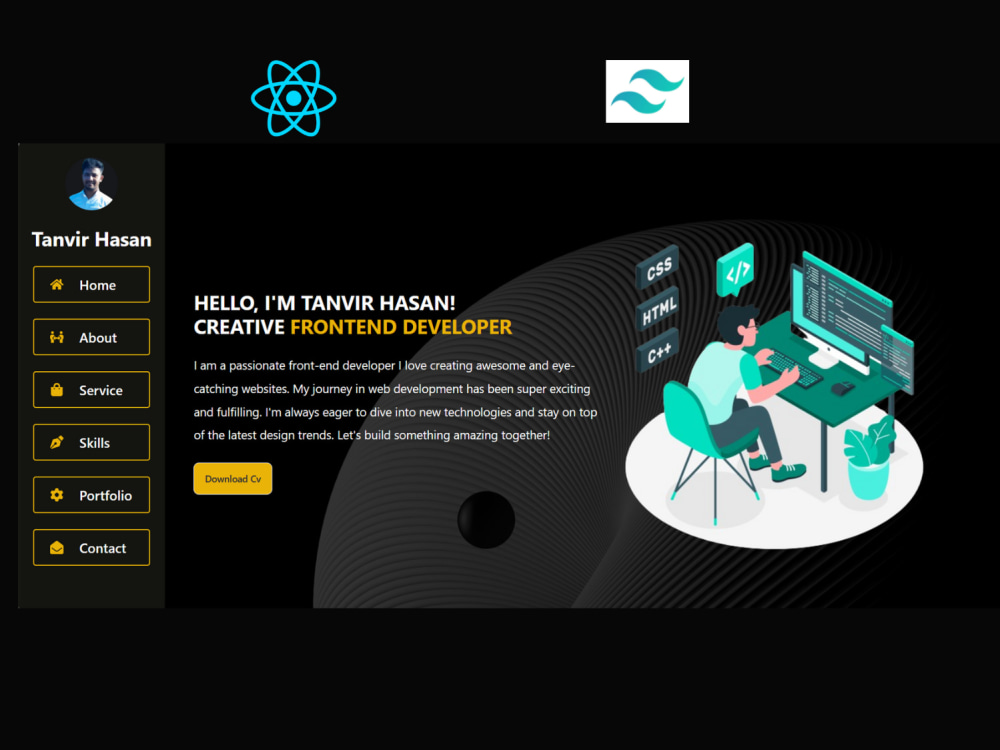 Reactjs Tailwindcss Bootstrap Website React Customization Bug
