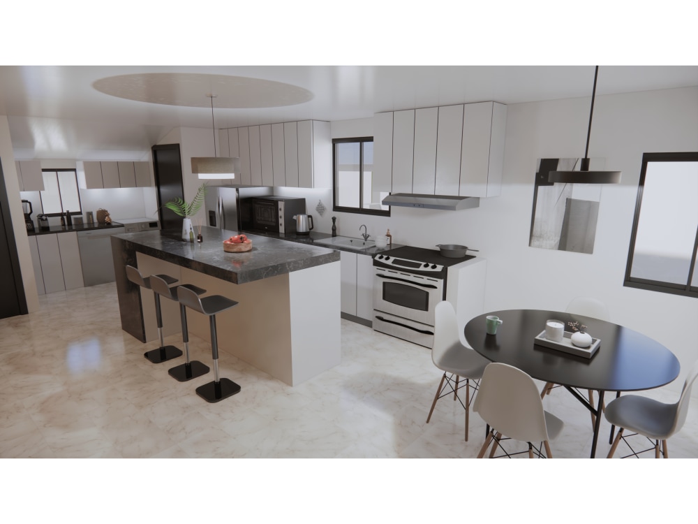 Realistic 3D Interior Visualizations for Your Home | Upwork