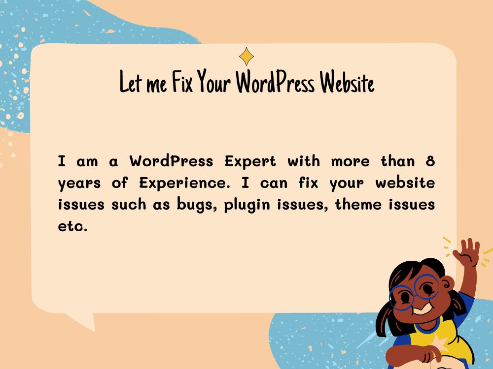 Your Wordpress Website Issue Fixed Upwork