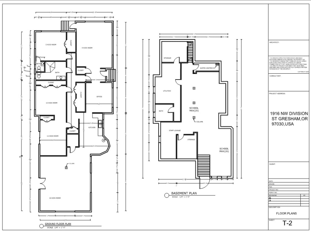 Permit and 2d construction drawings for USA residential project | Upwork