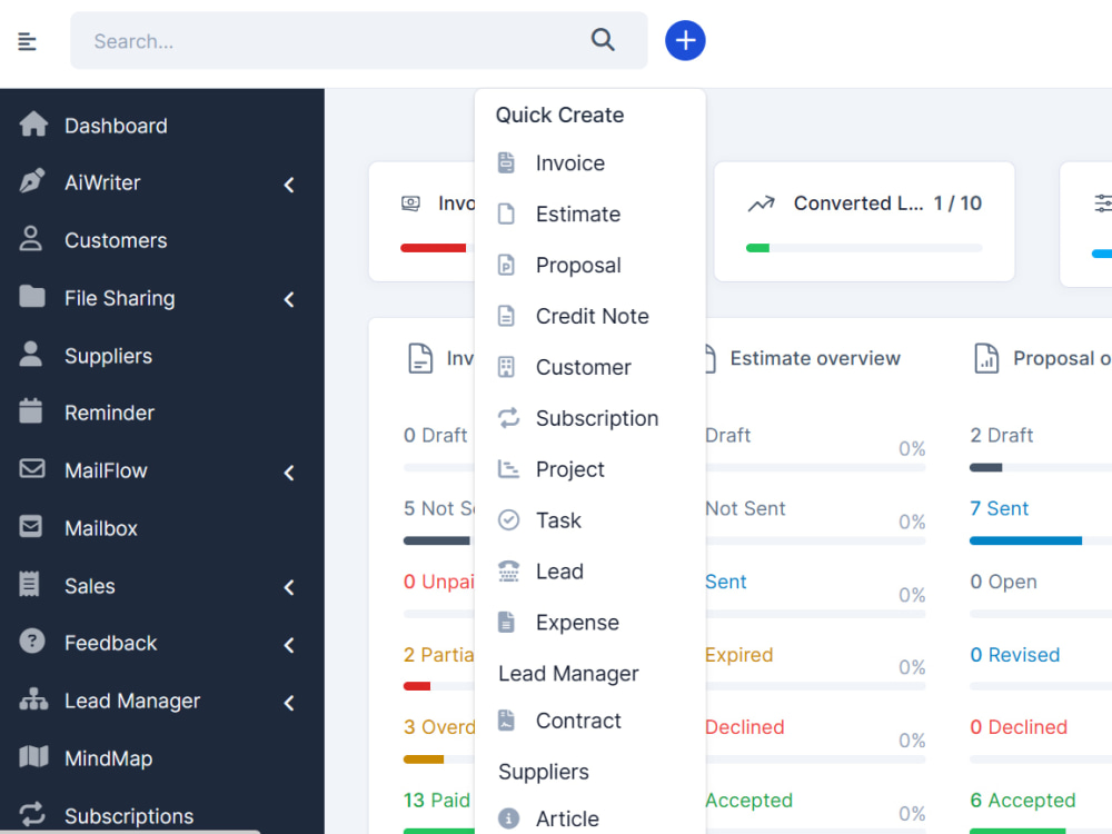 A fully Perfex CRM Source Code with 100+ Modules with SaaS | Upwork