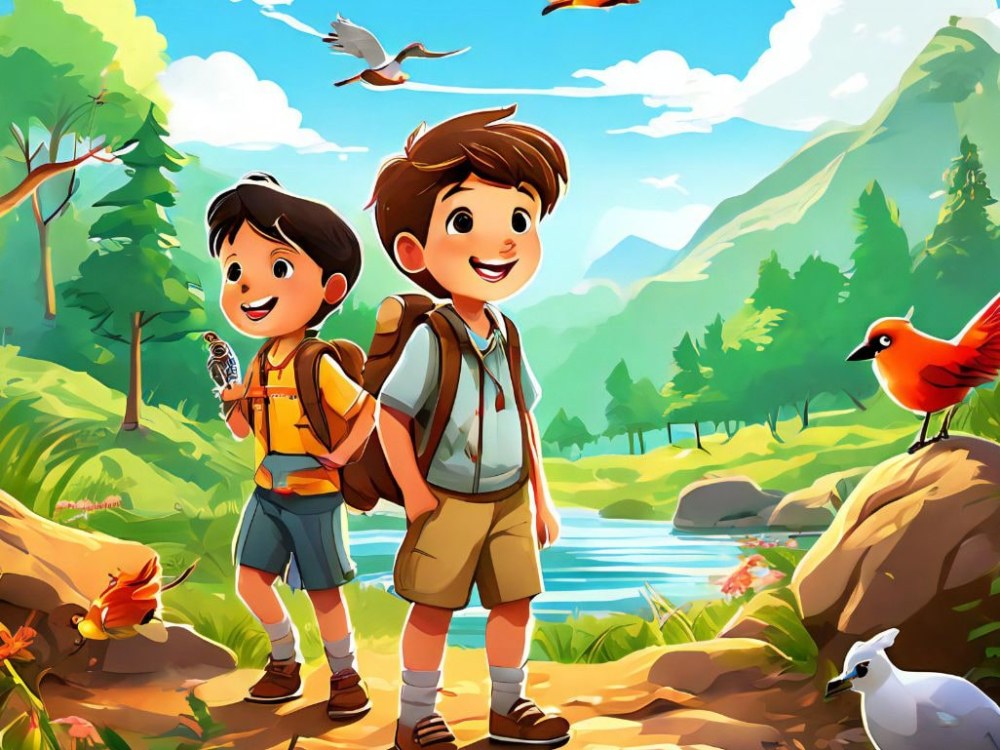 An awesome children story book, illustration,cover,ai,midjourney | Upwork