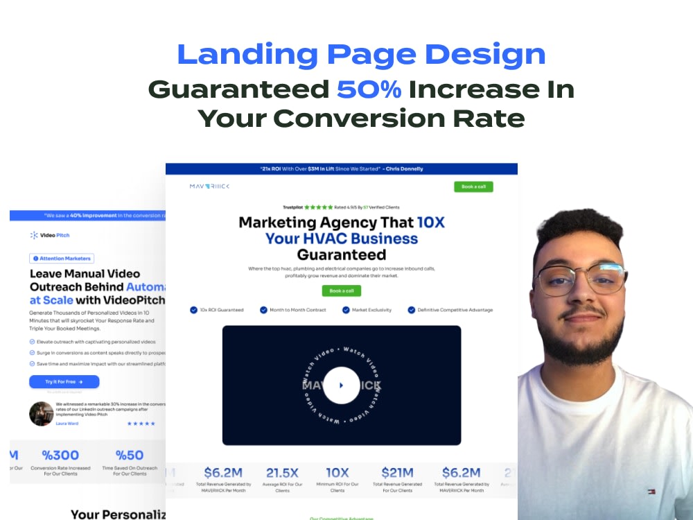 A conversion-focused landing page that attract, nurture and convert - Figma | Upwork