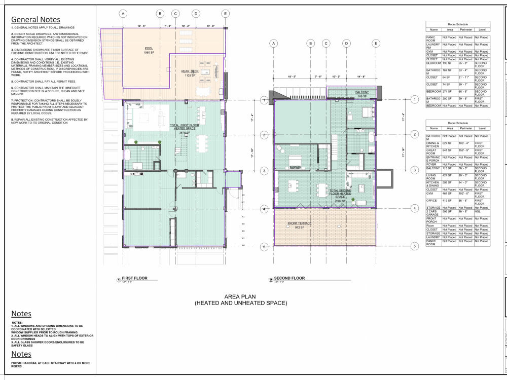 A floor plan, elevations, sections and detail drafting in AutoCAD | Upwork
