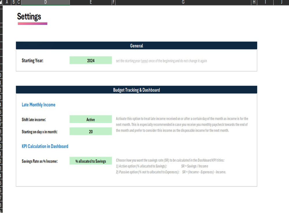 Personal Finance Tracker Budgeted Excel Sheet | Upwork