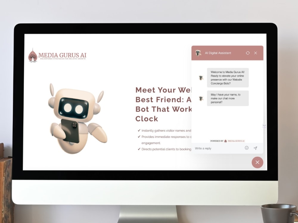 An AI powered Website Chatbot or "Website Concierge" customized for YOU ...