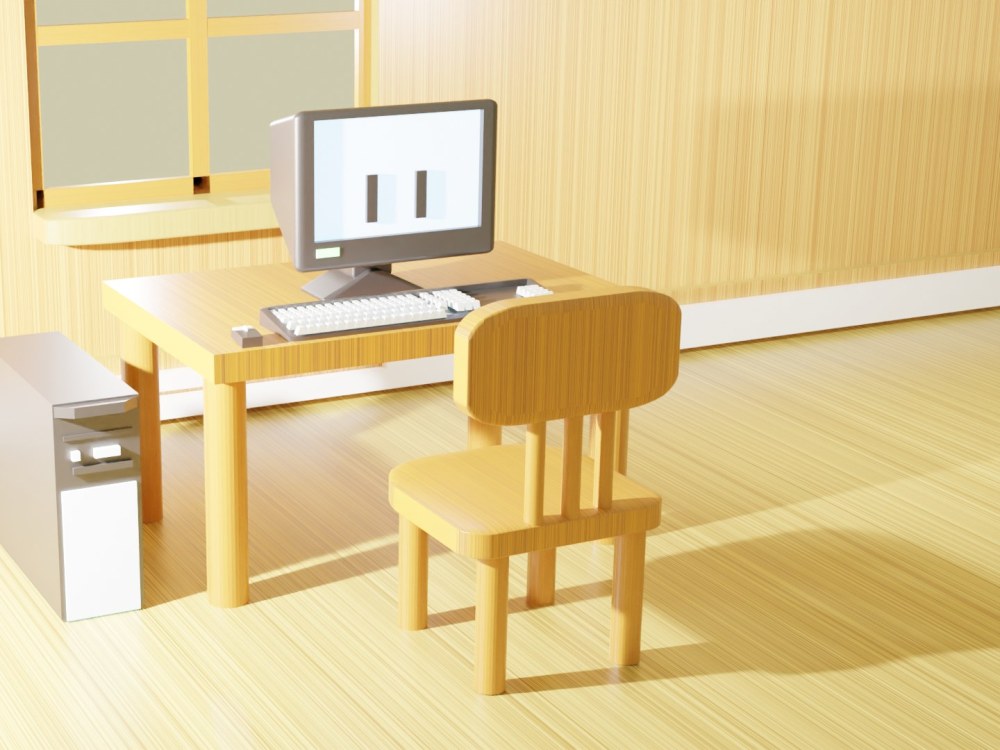 Low poly pc design, cute, 3d | Upwork