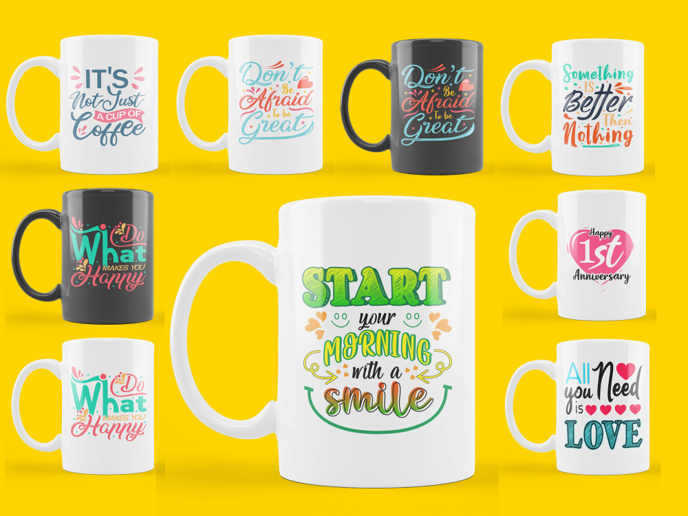 A custom coffee mug design | Upwork