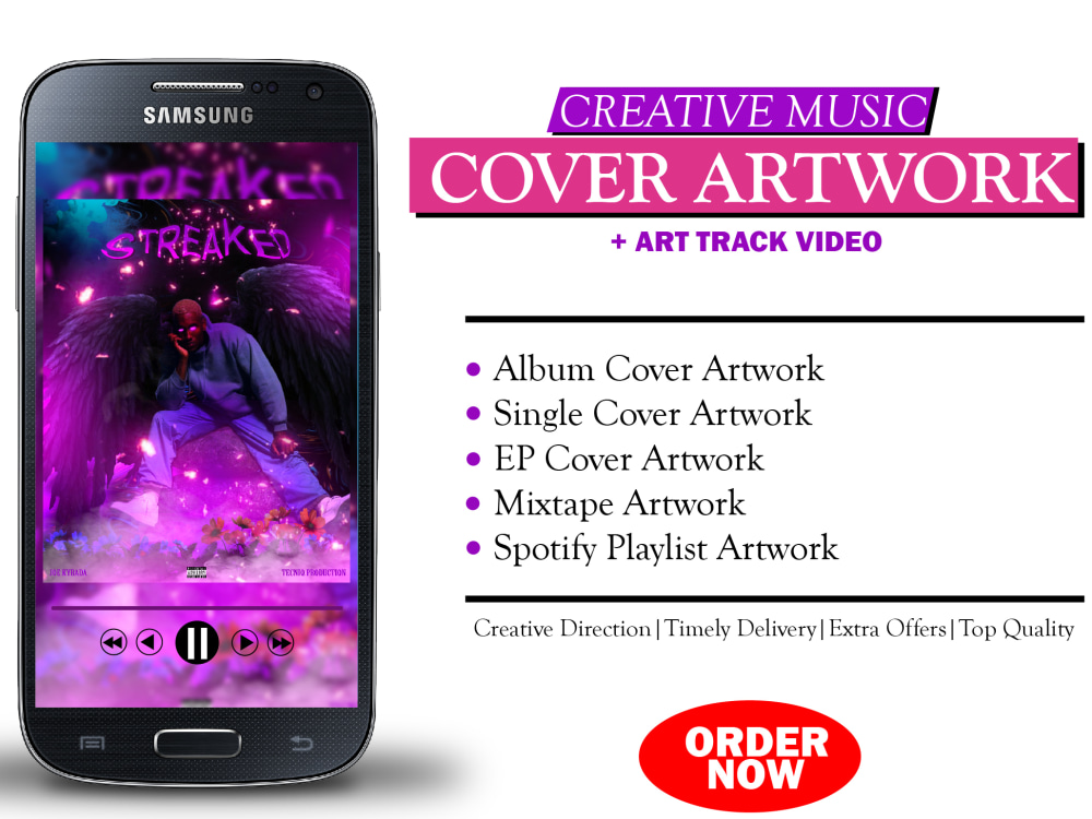 A Creative Music Cover Artwork for your releases. | Upwork