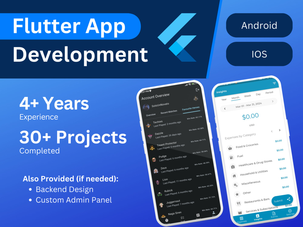 A Custom Flutter App Built to Your Specifications | Upwork