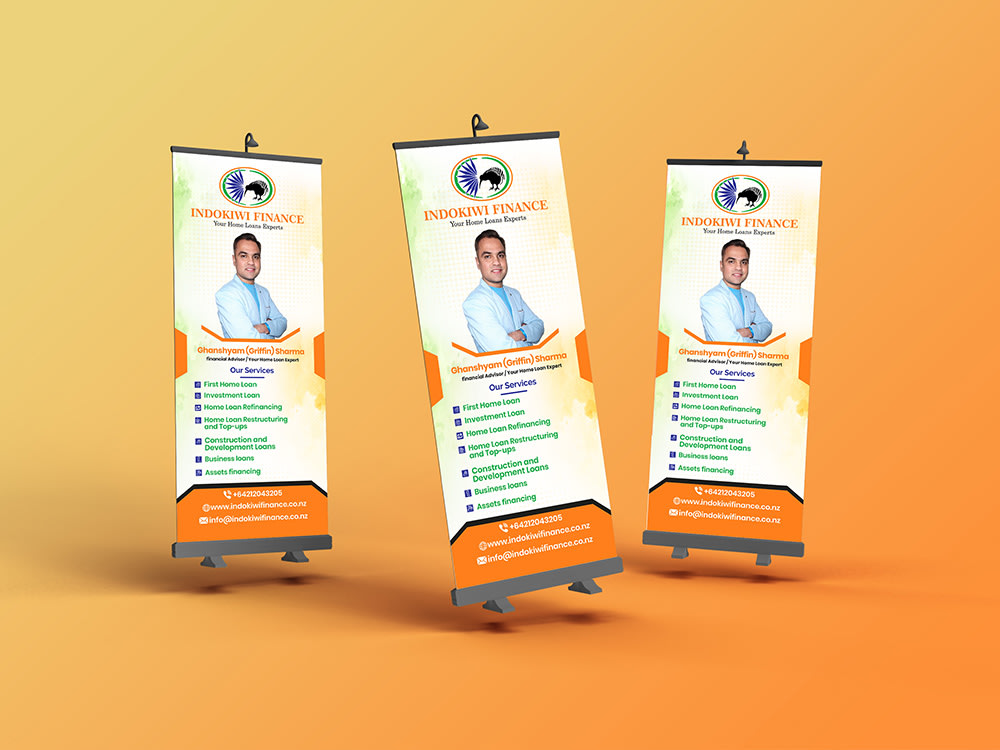 Professional Quality standee Roll up design For your Exhibition. | Upwork
