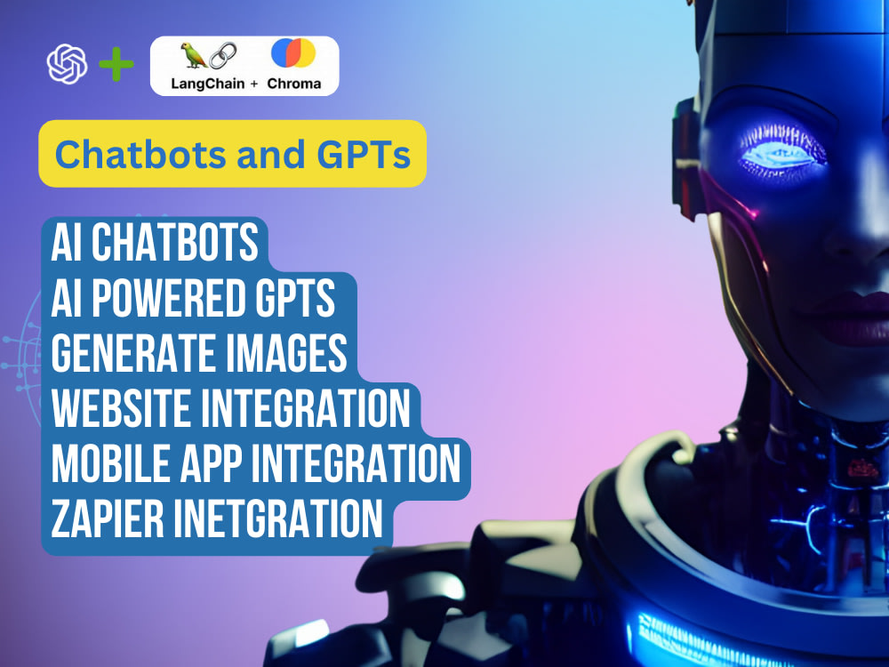 Ai chatbot gpt with chatgpt with langchain, manychat | Upwork Ai chatbot gpt with chatgpt with langchain, manychat | Upwork