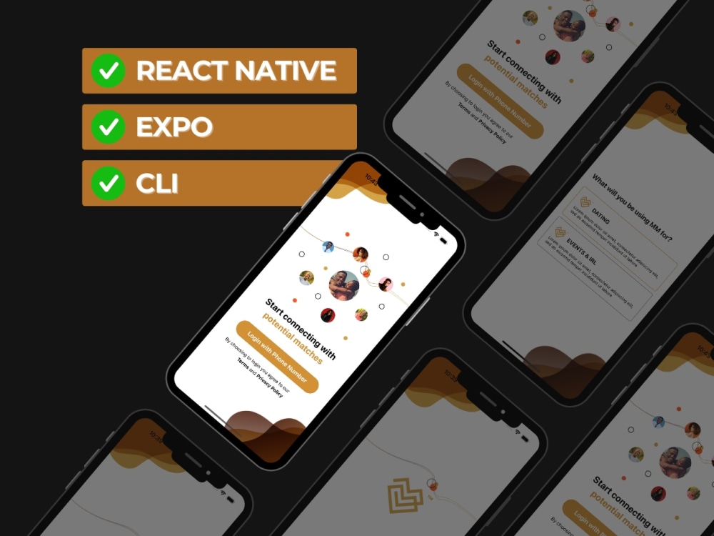 A Mobile application | React Native | Expo / CLI | IOS / Android | Upwork