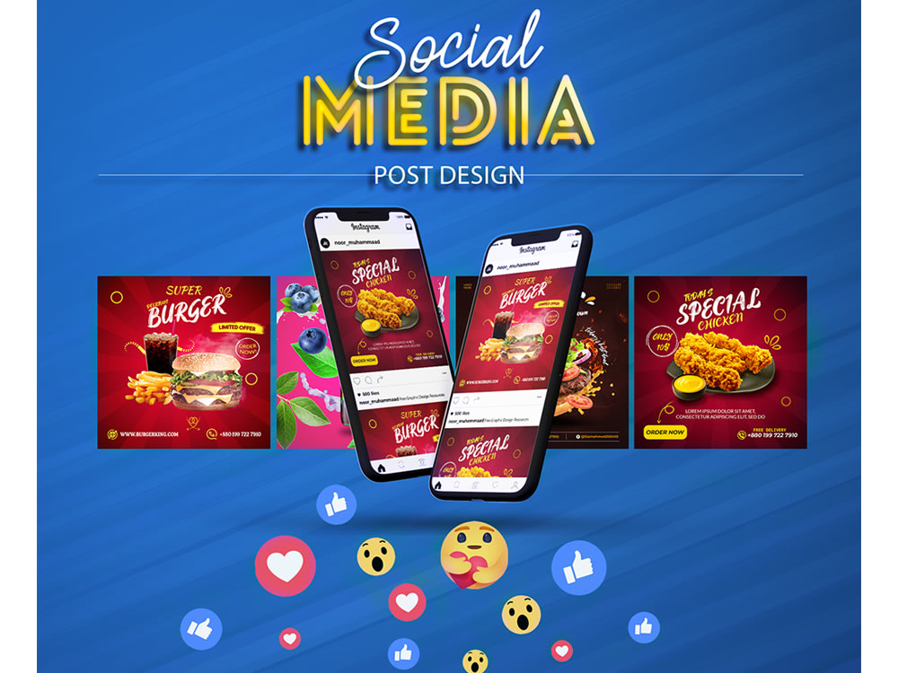 Create social media posts, fb ads, banners and others design | Upwork