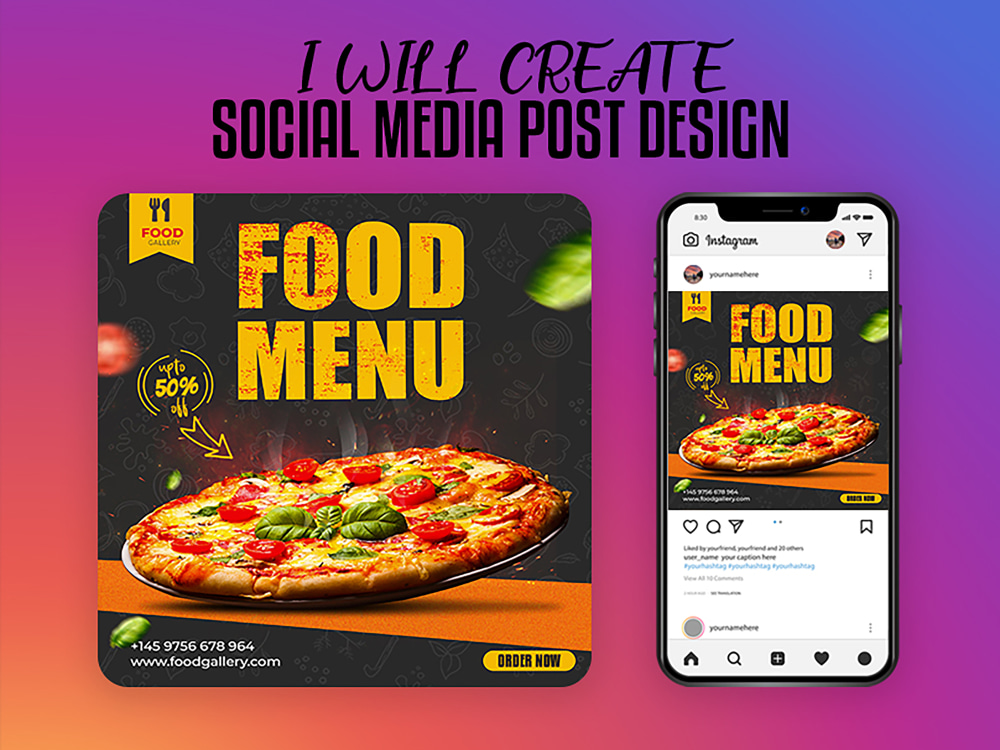 Create social media posts, fb ads, banners and others design | Upwork