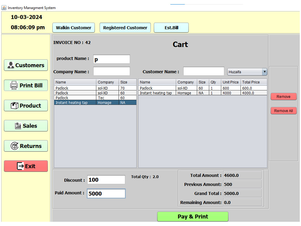 An Integrated IMS/POS System | Upwork