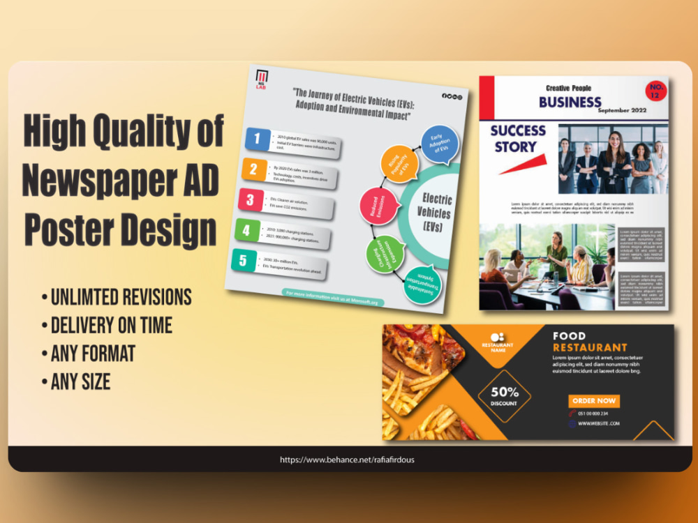 A creative and professional banner ad., poster, and much more. | Upwork