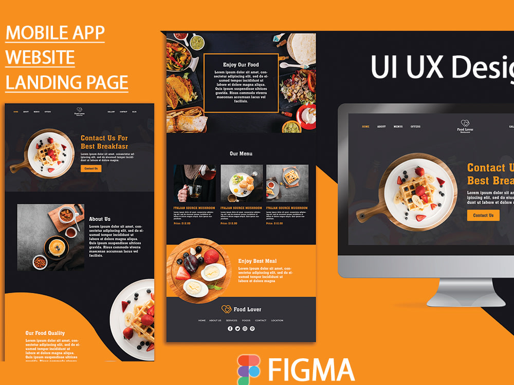 A responsive Website Design In Figma | Upwork