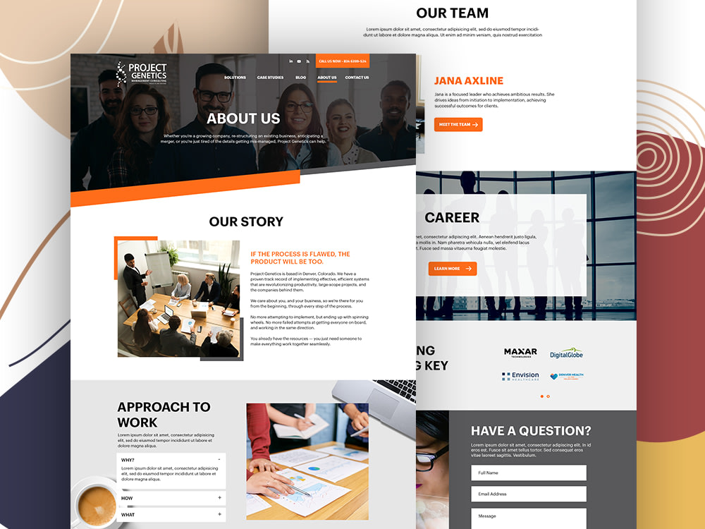 Beautiful Custom Website Design or Landing Page Design! | Upwork