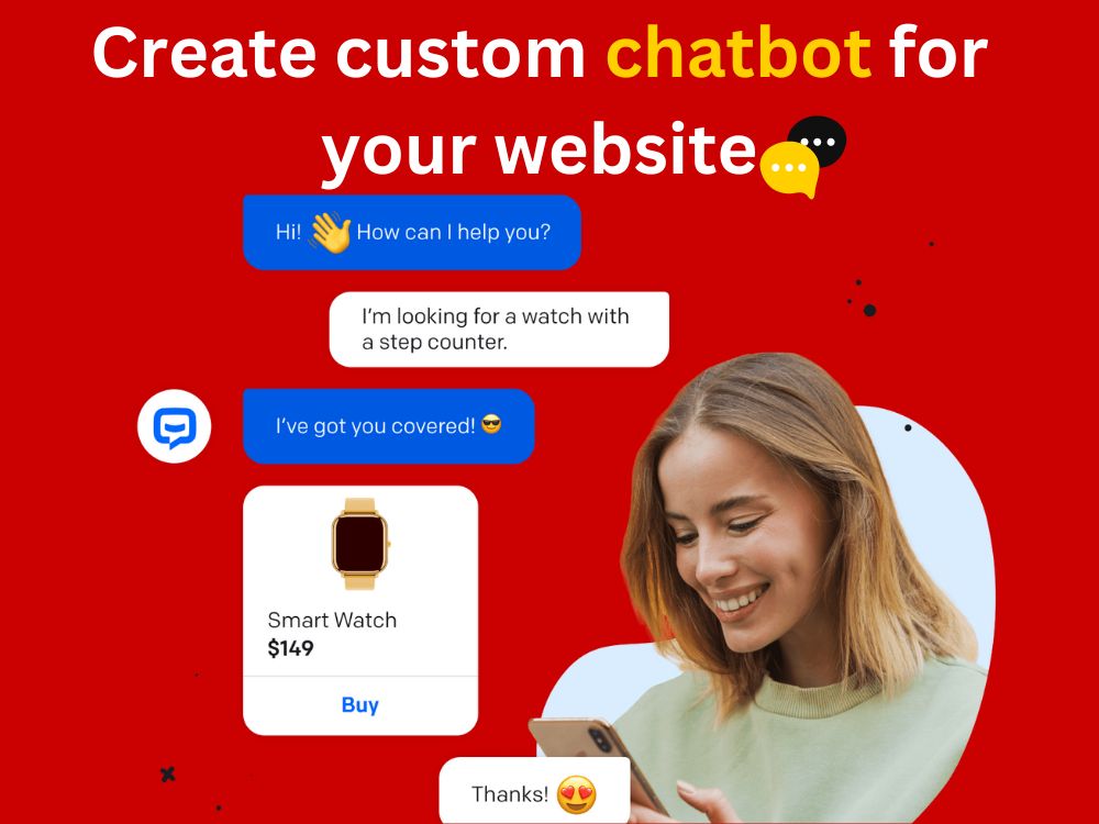 Custom chatbot for your website | Upwork