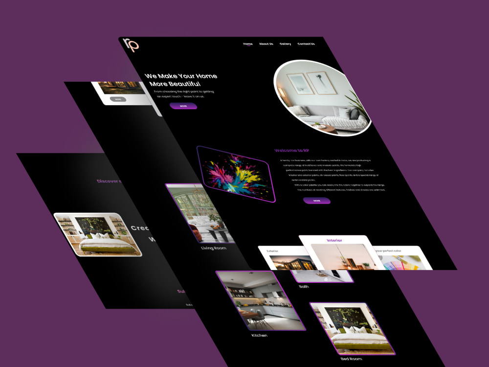 Awesome website or landing page design | Upwork