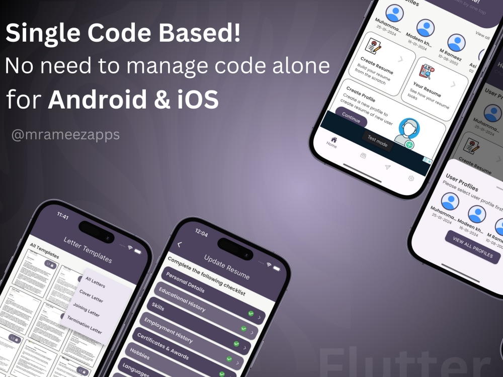 Android, iOS app developed in Flutterflow | Upwork