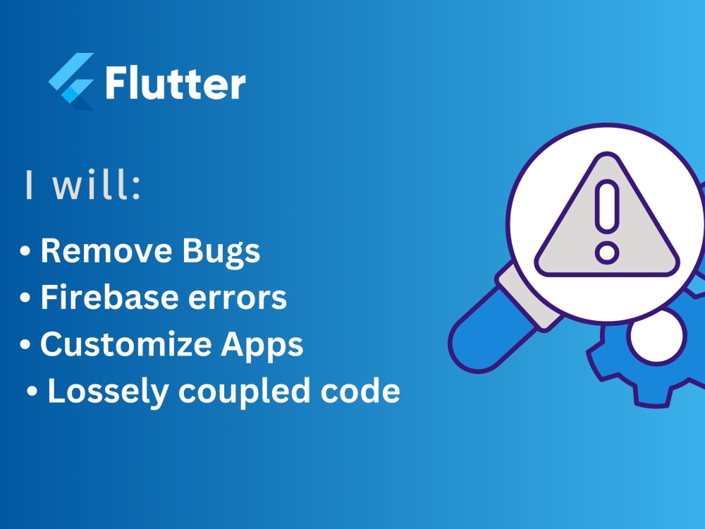 Errors, bugs and crashes free flutterflow app | Upwork Errors, bugs and crashes free flutterflow app | Upwork