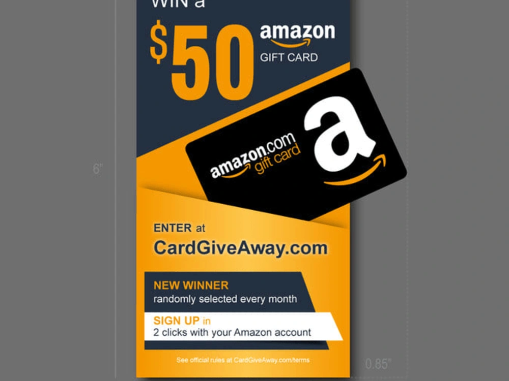 I will create amazon flyer, gift card, banner and event flyer | Upwork